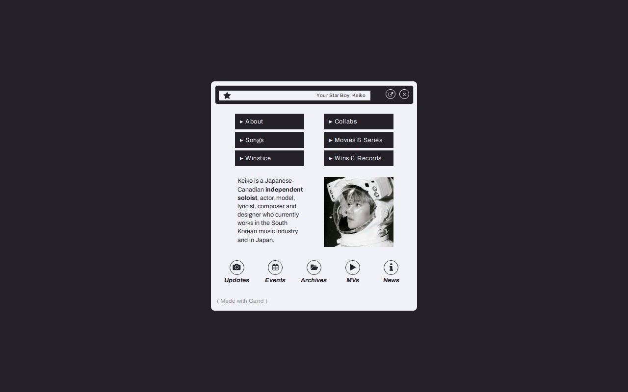 Your Star Boy, Keiko